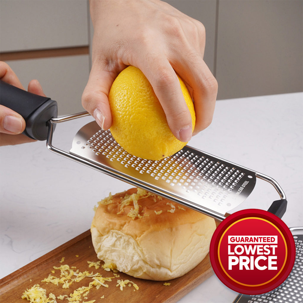 Cheese Grater & Vegetable Grater — Parmesan Cheese Lemon, Garlic ...